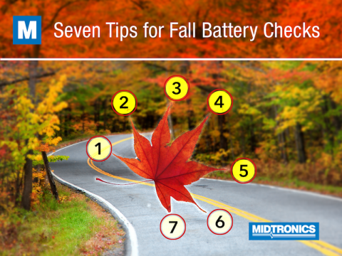 Seven Tips for Fall Battery Checks | Midtronics